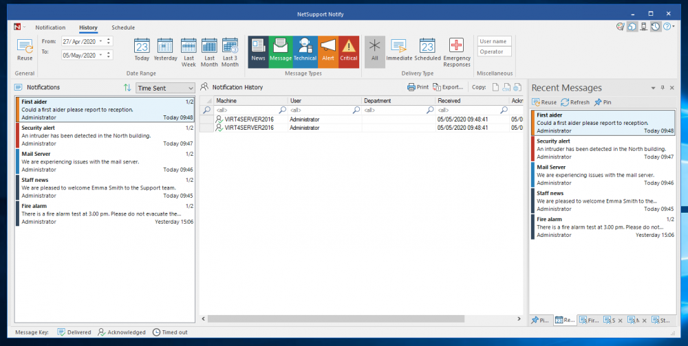 NetSupport Notify – Alerting and Notification – BESA LendED
