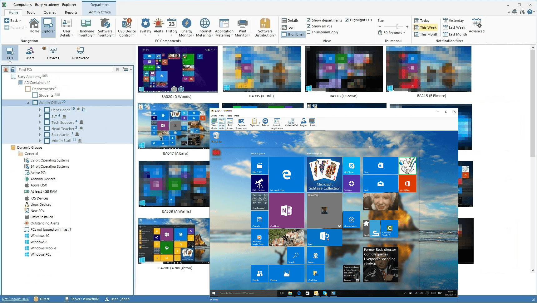 NetSupport DNA – IT Asset Management with Safeguarding – BESA LendED