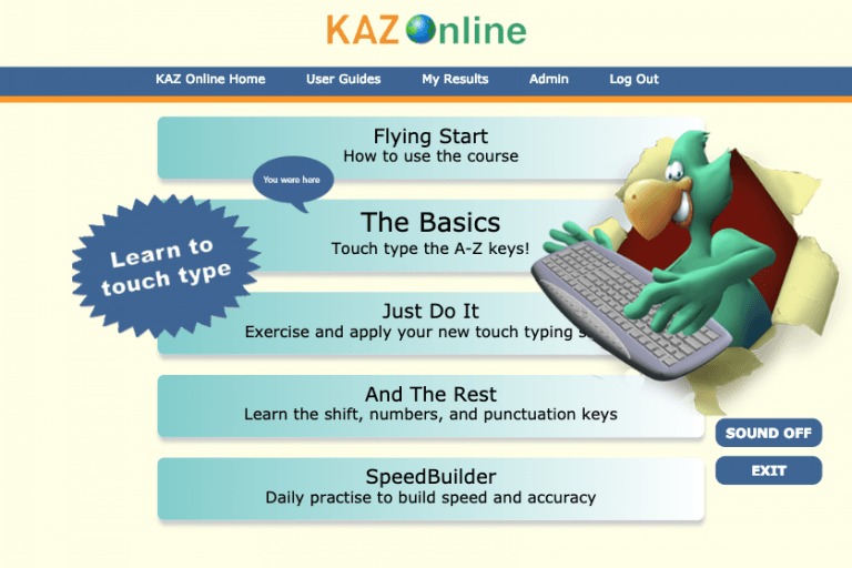 KAZ Mainstream and SEN Dyslexia Typing Tutor – BESA LendED