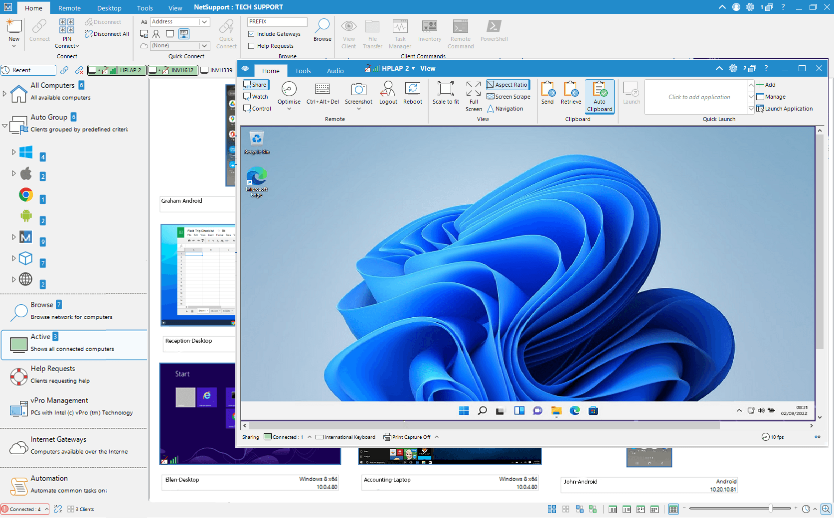 NetSupport Manager – Remote Control – BESA LendED