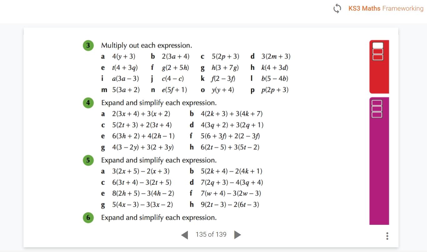 KS3 Maths Frameworking (third edition) – BESA LendED