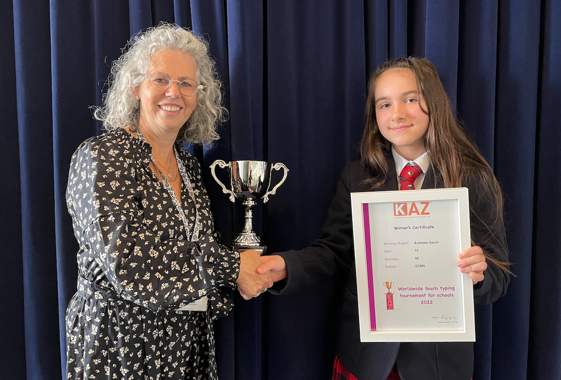 Congratulations to ESMS school - Winners of the KAZ Touch Typing ...